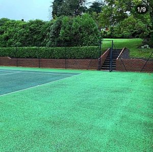 Tennis Court Retaining Wall| HWM Solutions